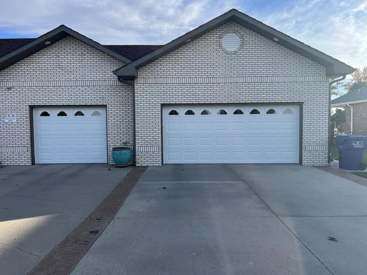 See the transformation of a new overhead door | Before & After