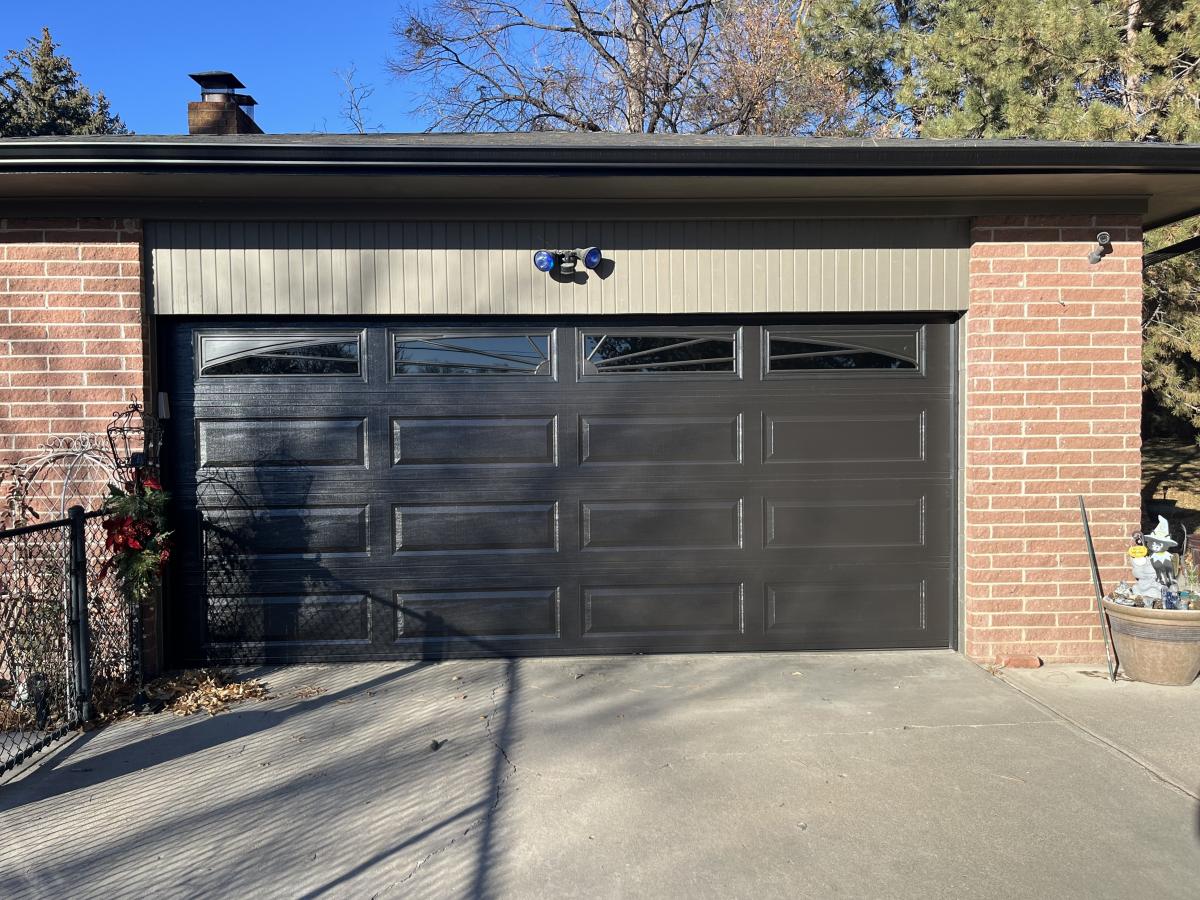 See the transformation of a new overhead door | Before & After